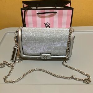 Victoria's Secret | Bags | Victorias Secret Convertible Mini Silver ...
